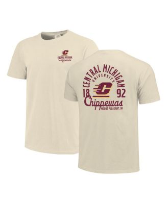 Image One Men's Cream Central Michigan Chippewas Comfort Colors Mascot ...