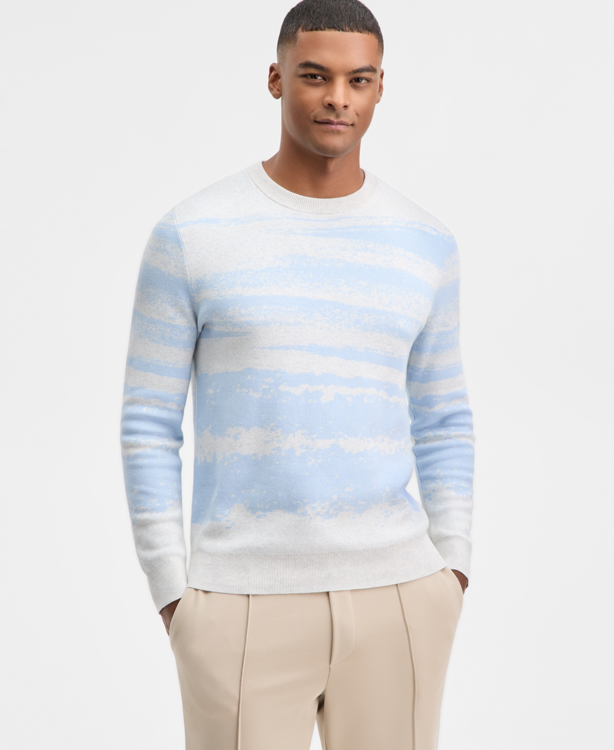 Click here for Alfani Mens Cloud Crewneck Sweater  Macys Exclusiv... prices