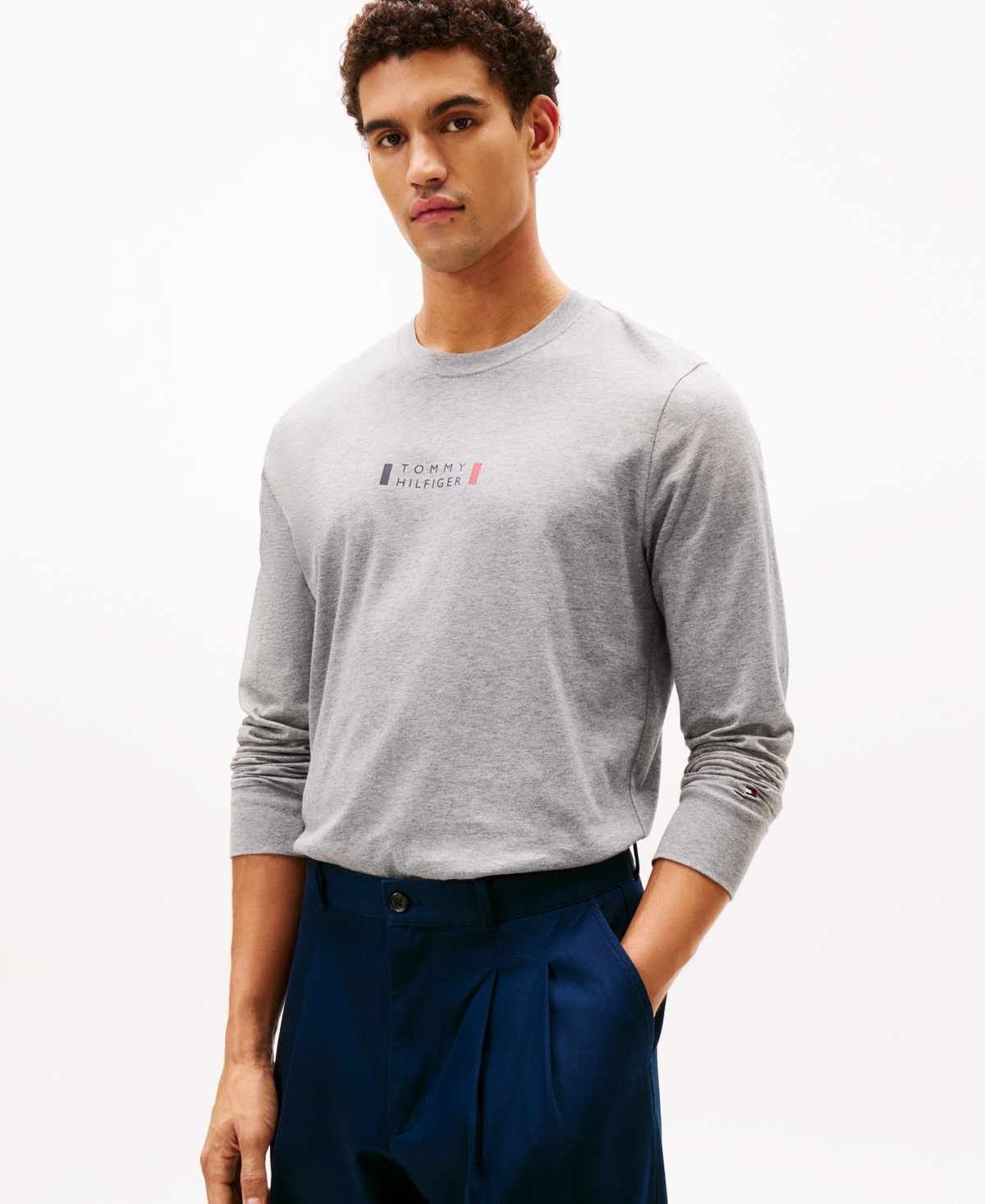 Click here for Tommy Hilfiger Mens Brand Love Long Sleeves T-Shir... prices