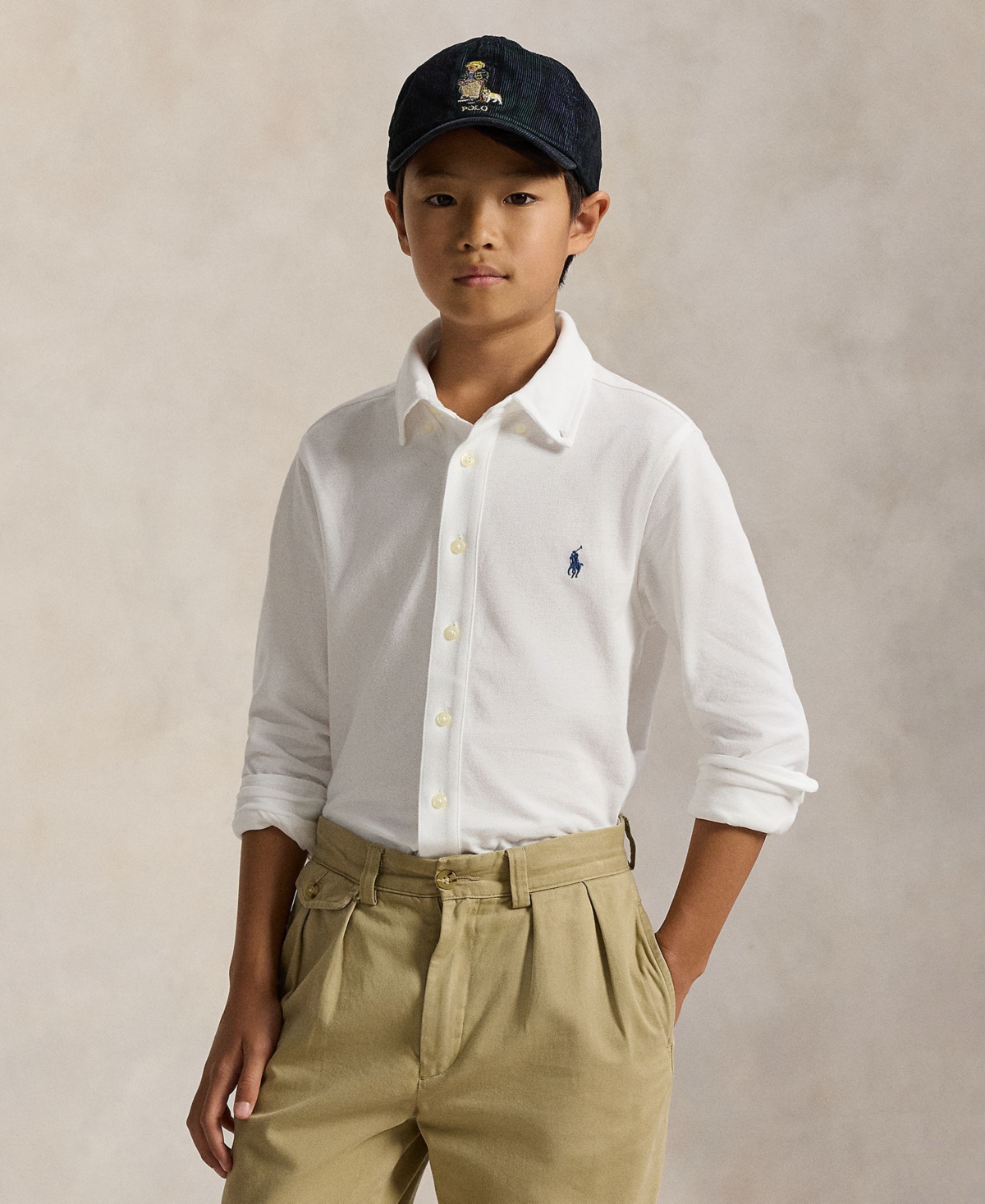 Click here for Polo Ralph Lauren Big Boys Featherweight Cotton Me... prices