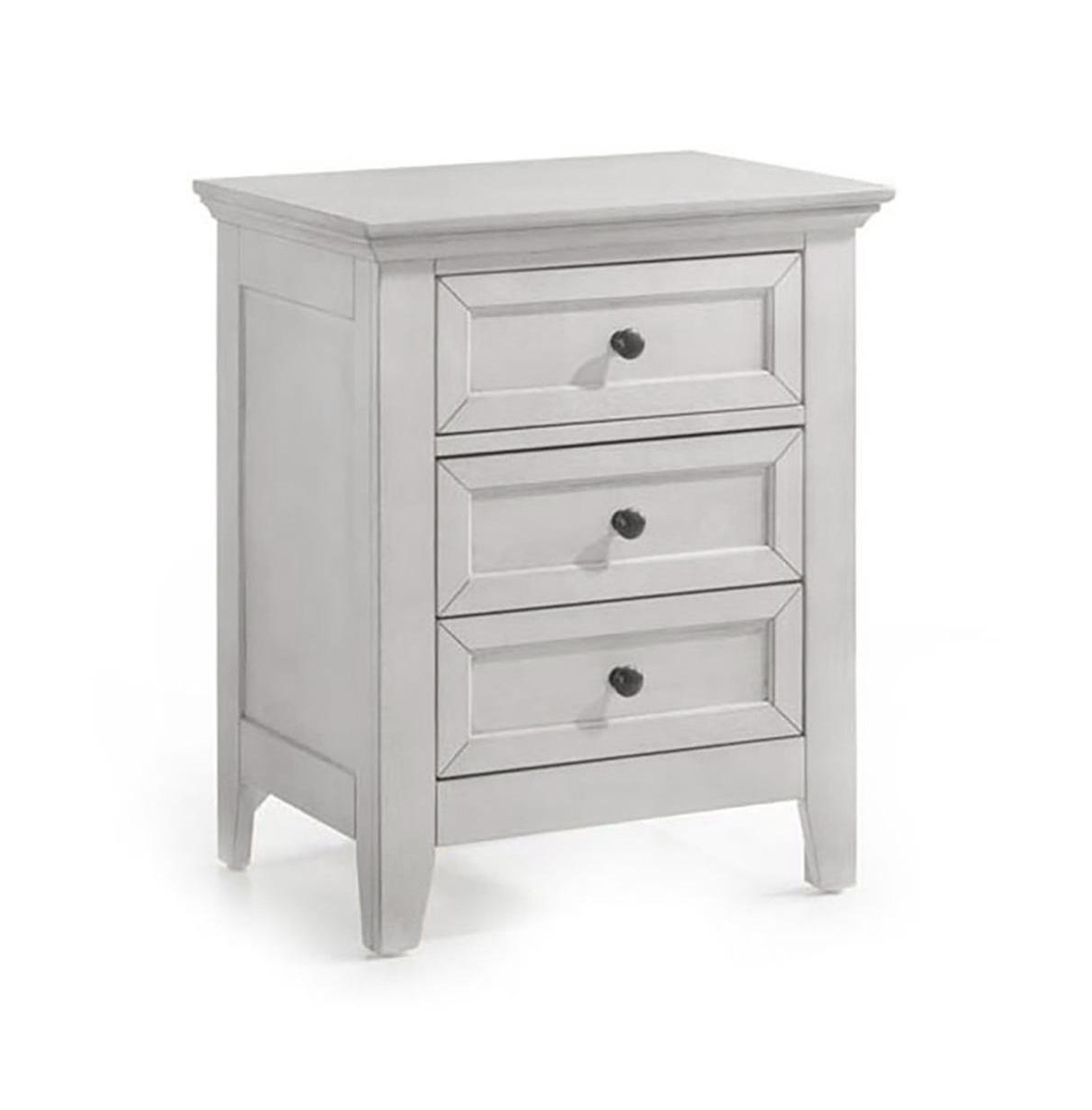 Click here for Intercon Nightstand  3 Drawer in Rustic White - Wh... prices