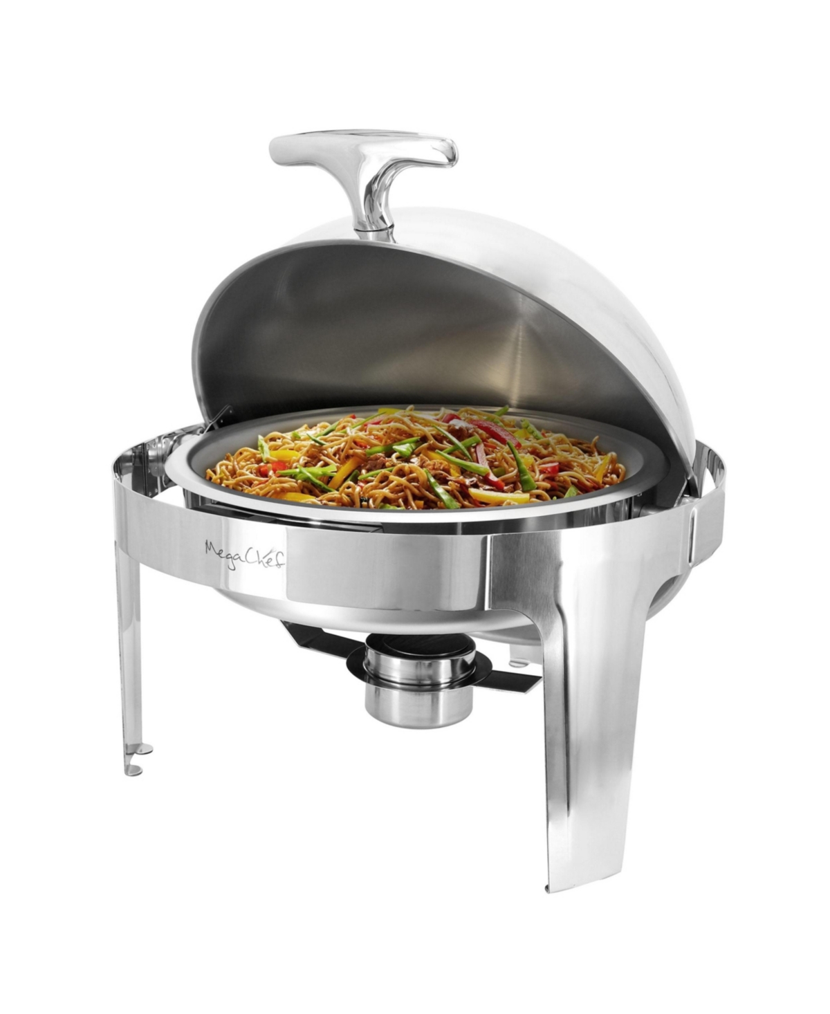 Click here for MegaChef 6.3 Quart Round Stainless Steel Dome Roll... prices
