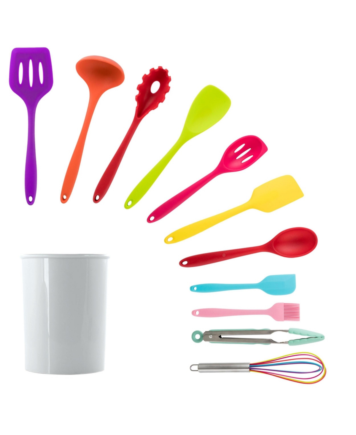 Click here for MegaChef Mulit-Color Silicone Cooking Utensils  Se... prices