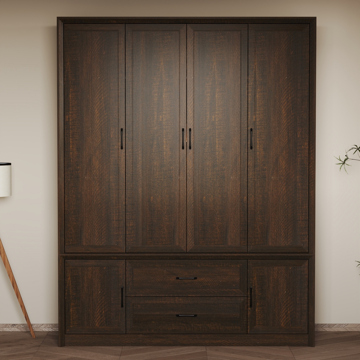 Click here for Homsee 6-Doors Big Armoires Wardrobe with Hanging... prices