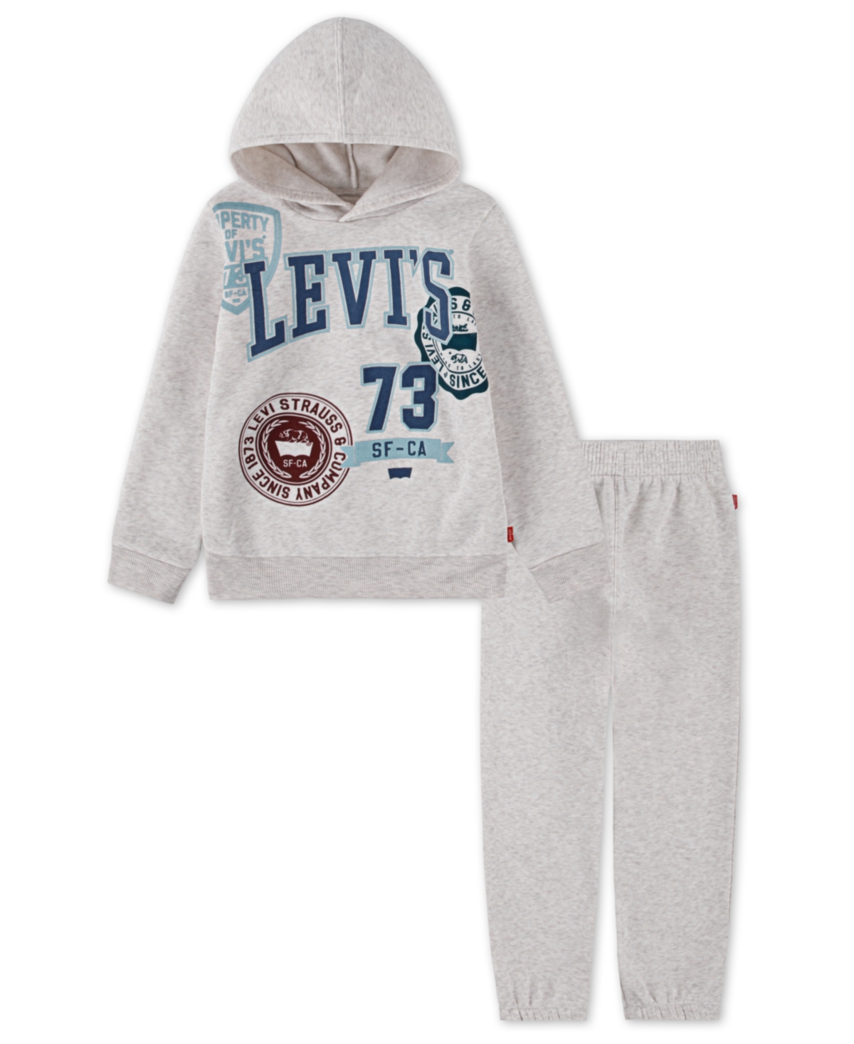 Click here for Levis Boys Toddler 2T-4T 2 Piece Long Sleeves Hood... prices