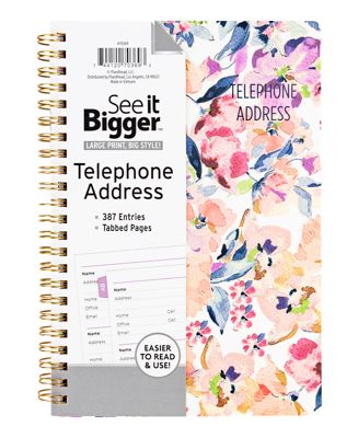 See It Bigger Telephone & Address Book - Macy's