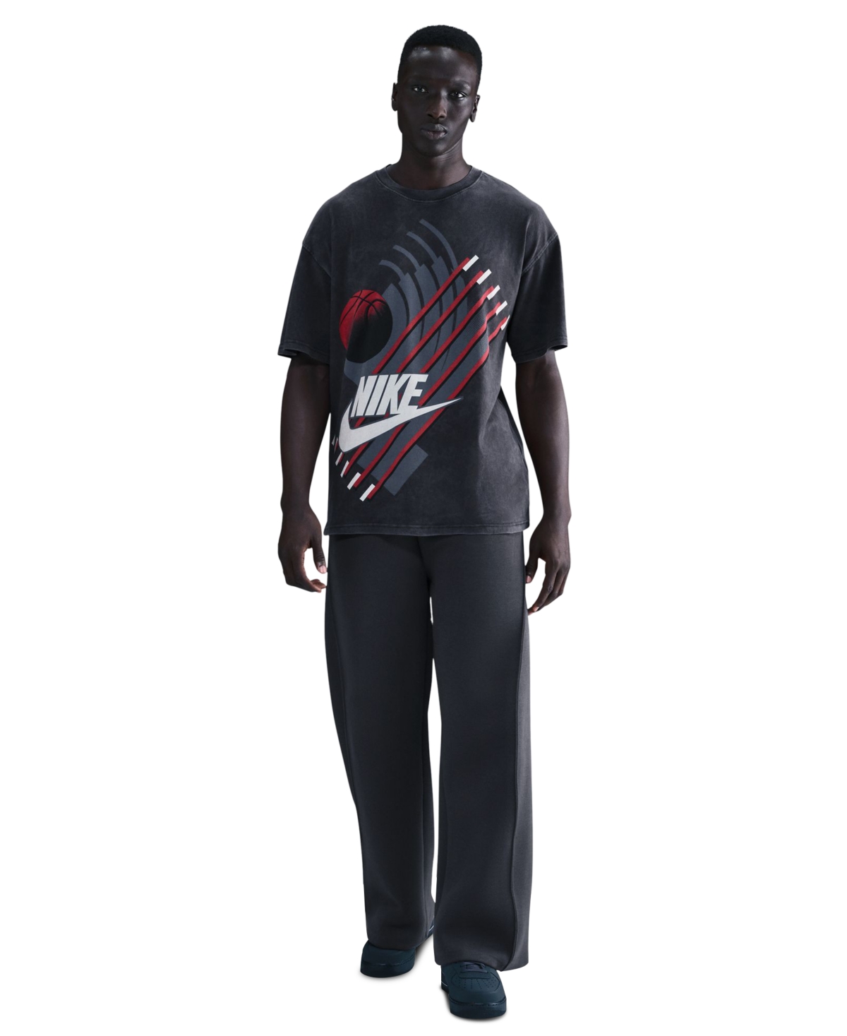 Click here for Nike Mens Crewneck Basketball T-Shirt - Black prices