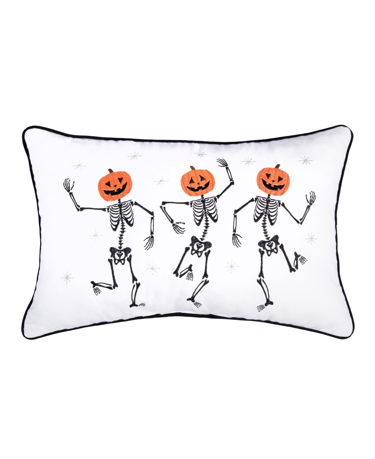 Click here for Pumpkin skeletion Trio Throw Pillow  14" x 22... prices
