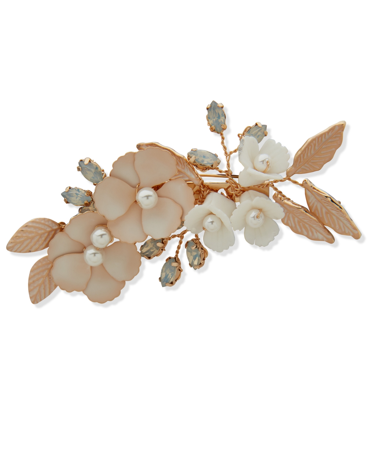 Click here for lonna & lilly Gold-Tone Dynamic White Imitation Pe... prices