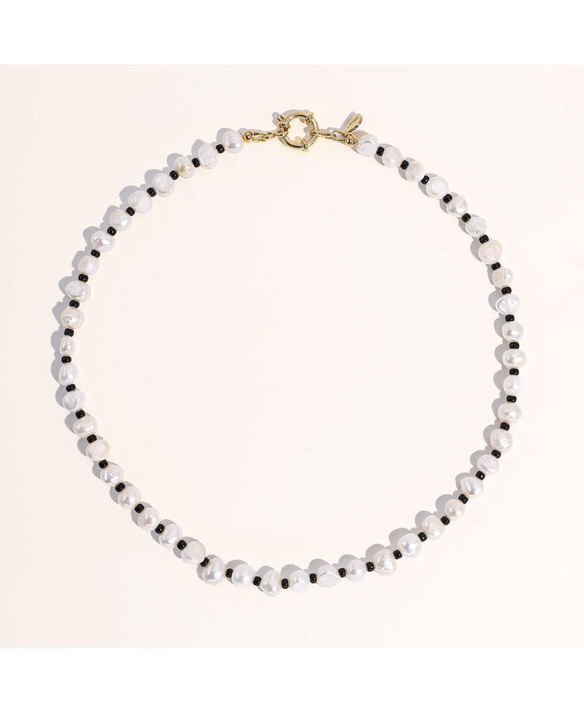 Click here for Victoria Necklace - Pearl and black bead prices