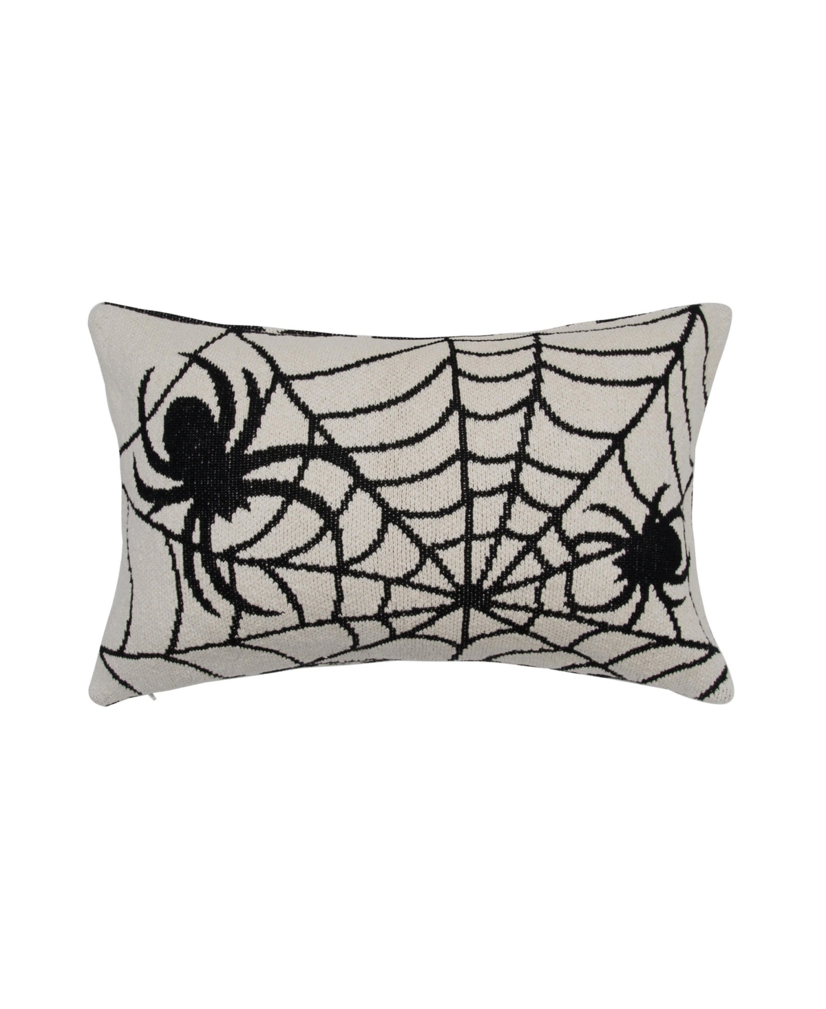 Click here for Halloween Spider Web Motif Accent Throw Pillow 16&... prices