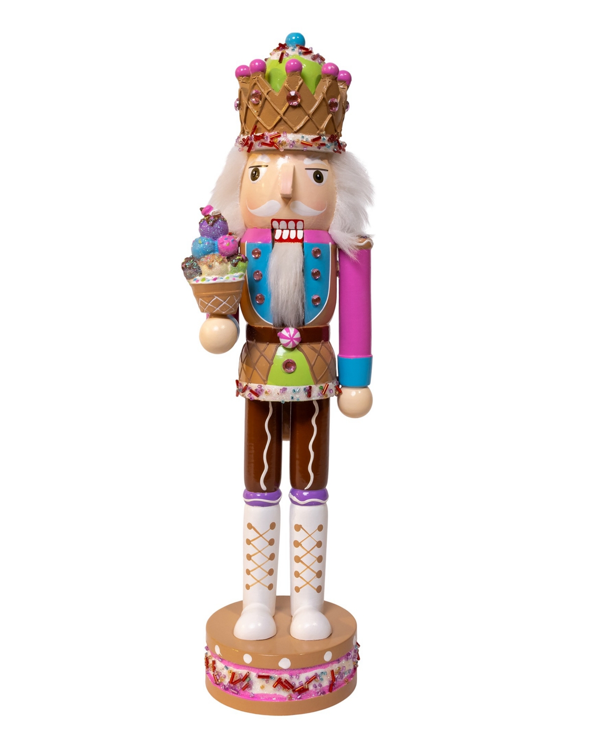 Click here for Kurt Adler 15-Inch Ice Cream Nutcracker - Pink prices