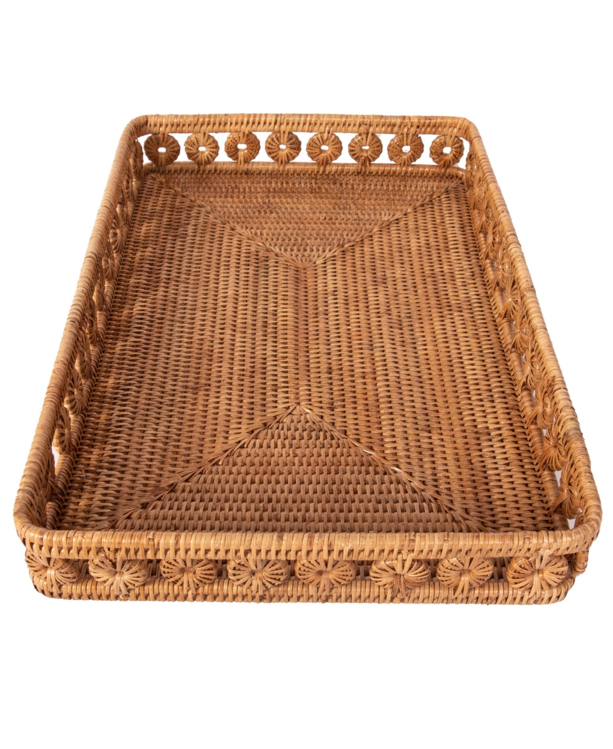 Click here for Artifacts Rattan Inna Design Rectangular Tray 17&#... prices