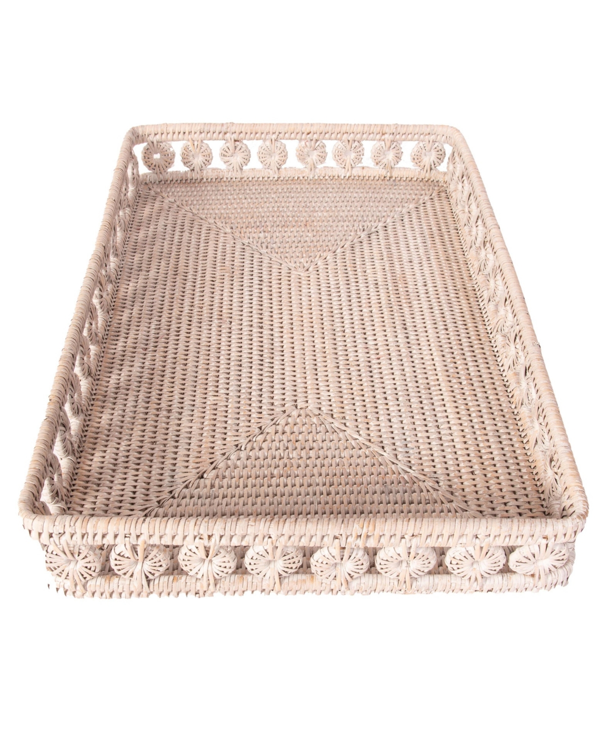 Click here for Artifacts Rattan Inna Design Rectangular Tray 17&#... prices