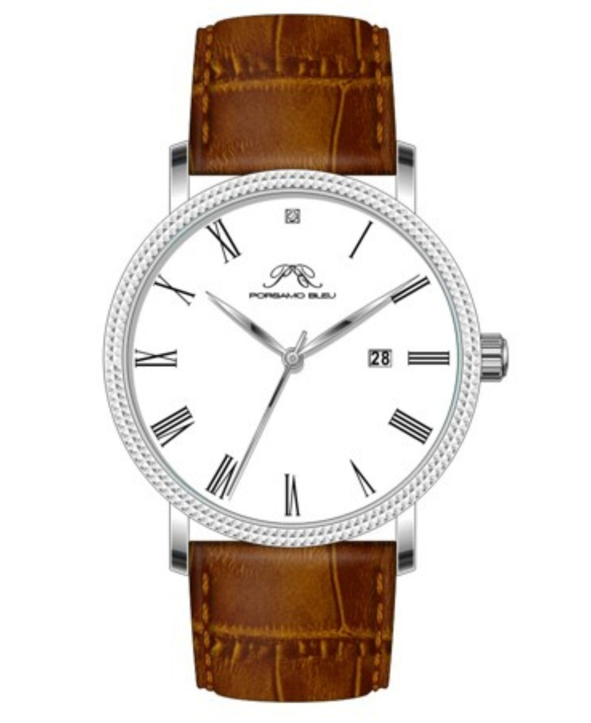 Click here for Porsamo Bleu Mens Veritas 1 Genuine Leather Band W... prices