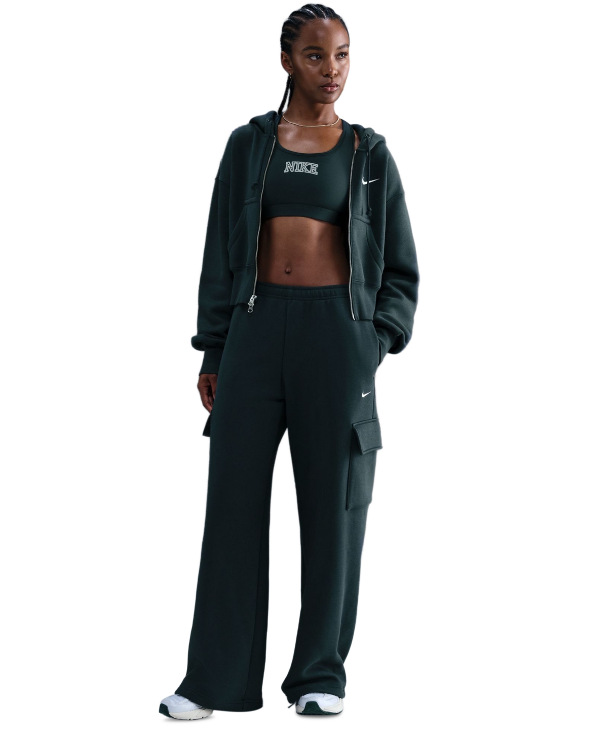 Click here for Nike Womens Phoenix Fleece Cargo Sweatpants - Seaw... prices