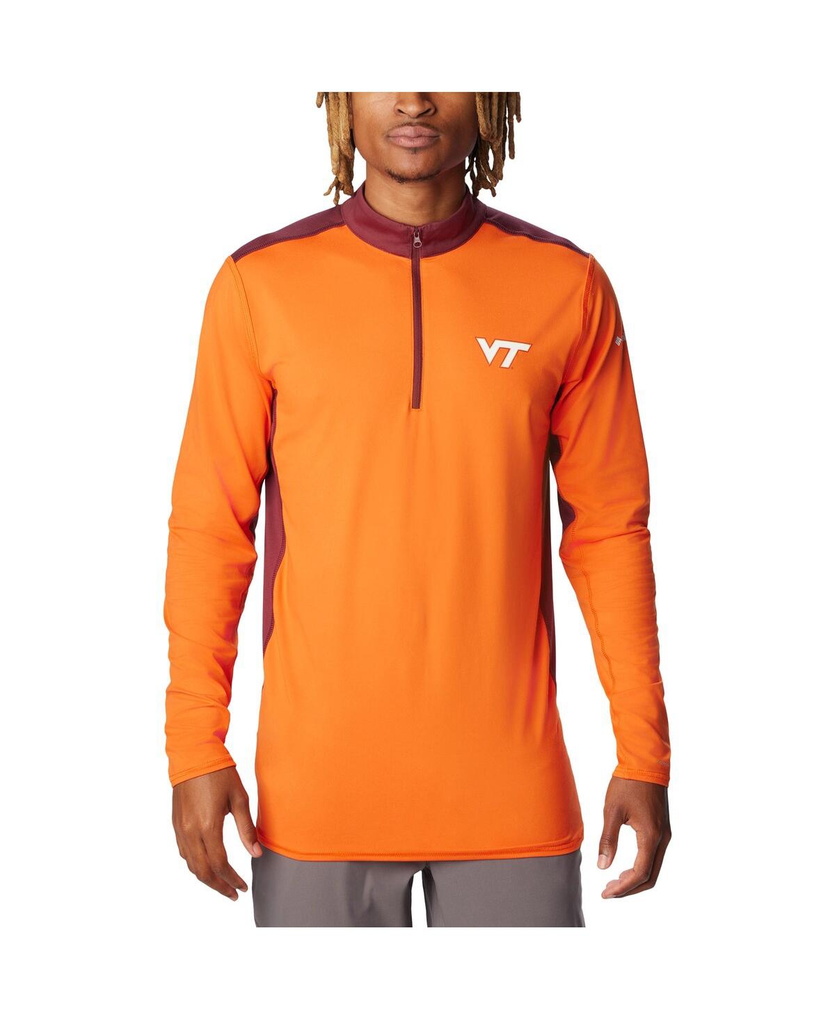 Click here for Columbia Mens Orange Virginia Tech Hokies Tech Tra... prices