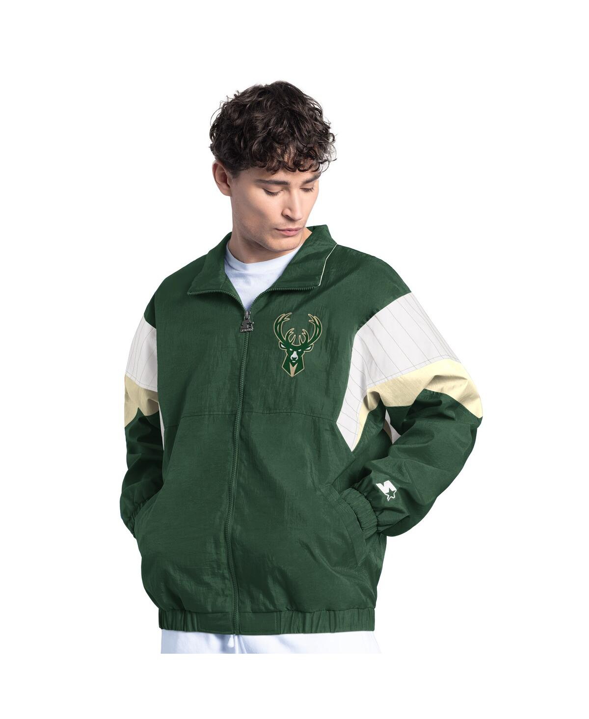 Click here for Starter Mens Hunter Green Milwaukee Bucks Yard Lin... prices