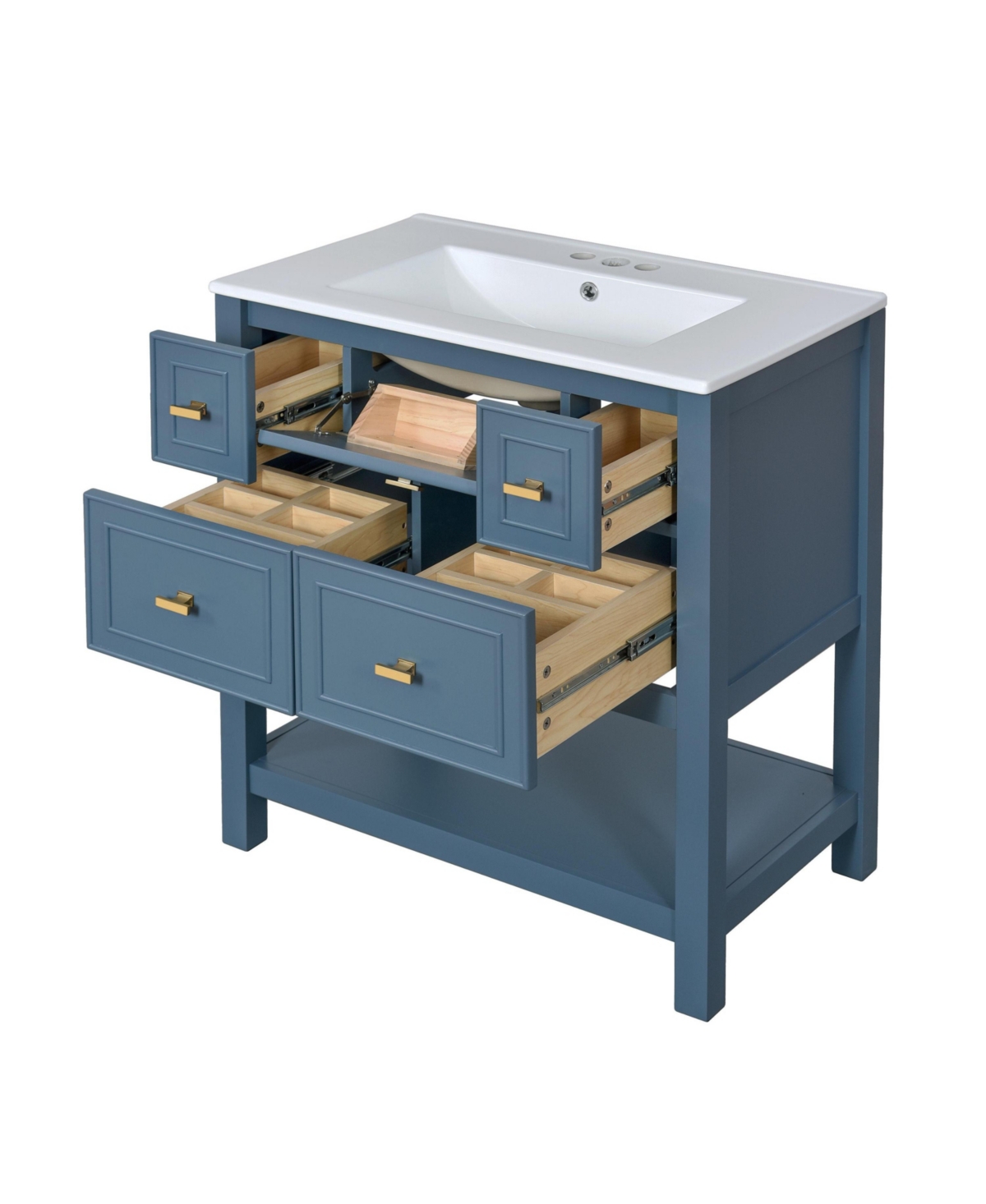 Click here for Casainc 30-Inch Bathroom Vanity with Ceramic Sink... prices