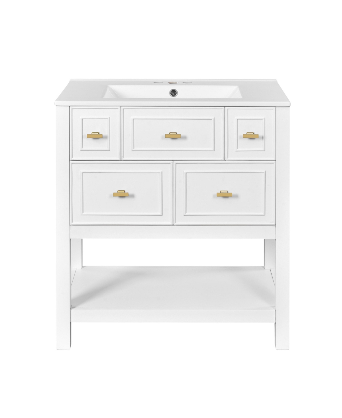 Click here for Casainc 30-Inch Bathroom Vanity with Ceramic Sink... prices