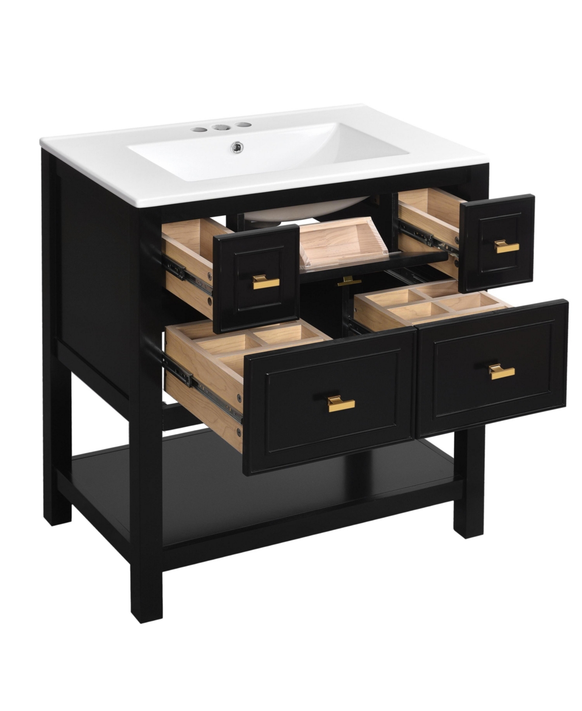 Click here for Casainc 30-Inch Bathroom Vanity with Ceramic Sink... prices