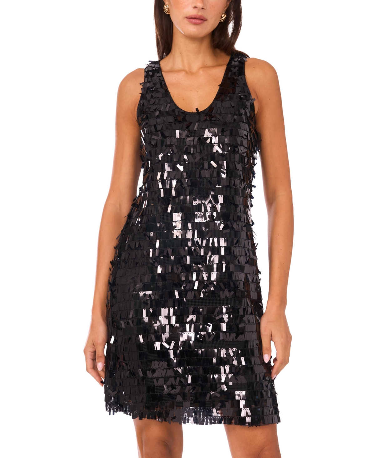Click here for Vince Camuto Womens Sleeveless Mini Dress - Rich B... prices