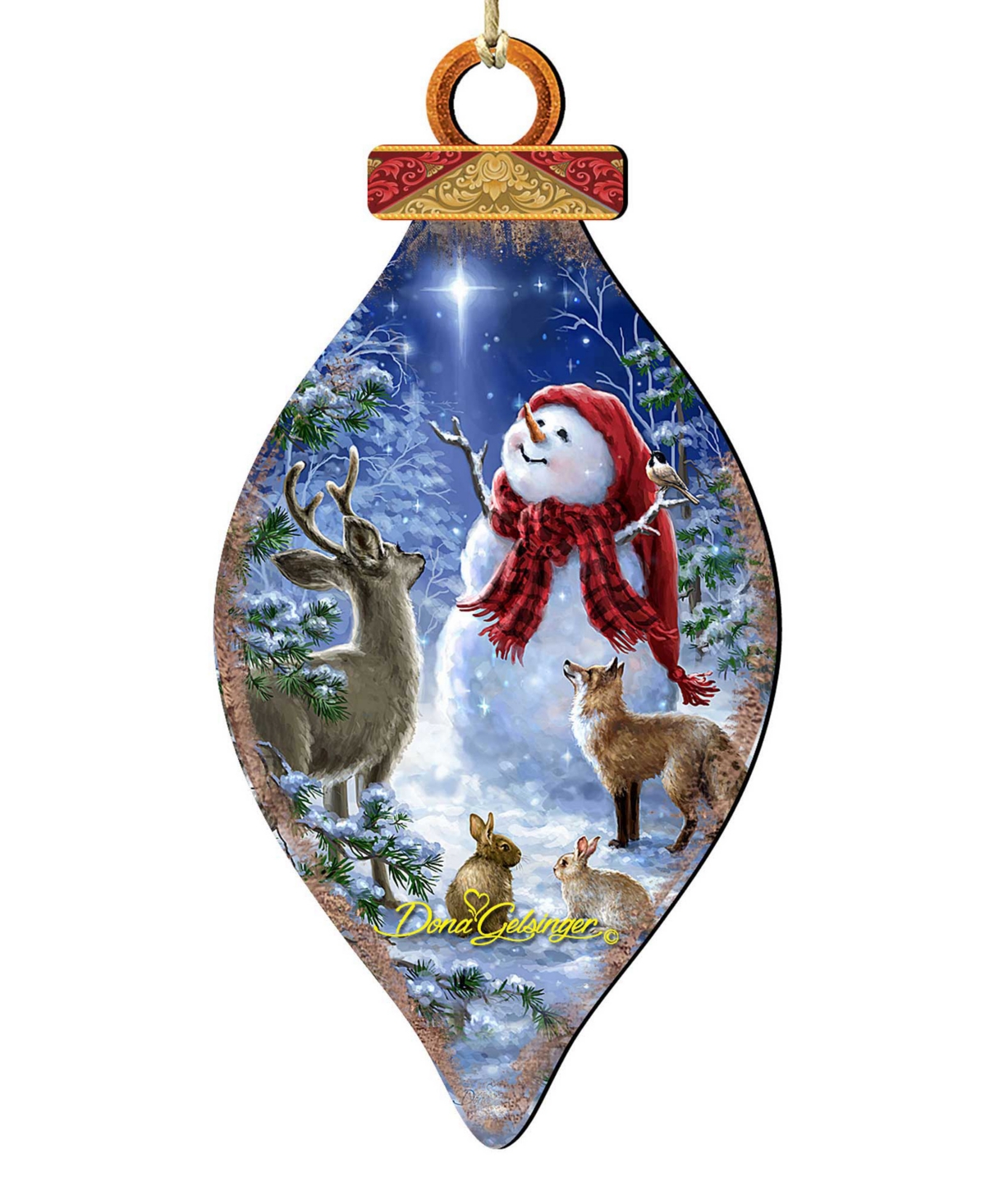 Click here for Designocracy Heaven and Snowman Christmas Ornament... prices