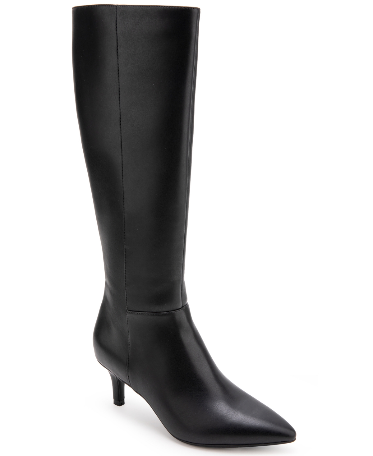 Click here for Aerosoles Womens Epic Kitten Heel Tall Boot - Blac... prices