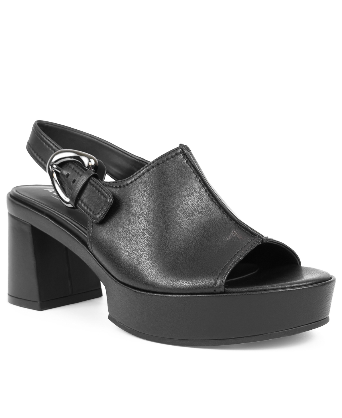 Click here for Aerosoles Womens Zella Platform Sandal - Black prices