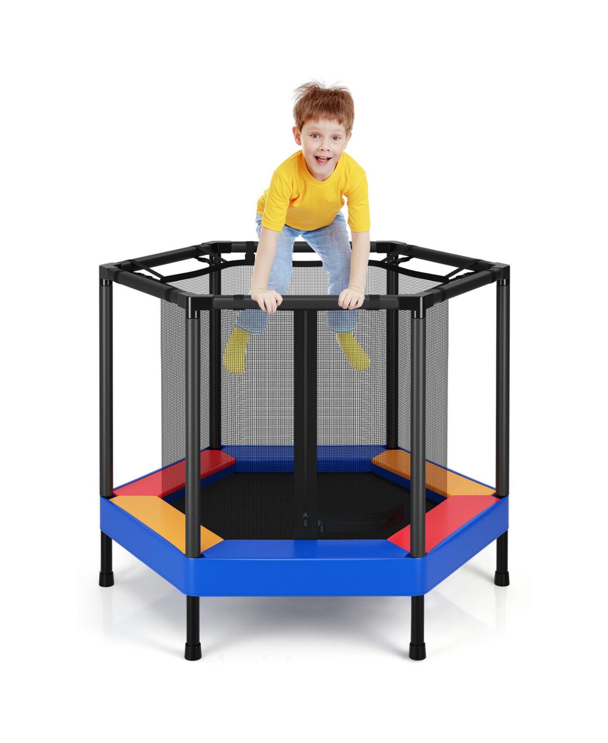 Click here for Gymax 48 Hexagonal Kids Trampoline Recreational Bo... prices