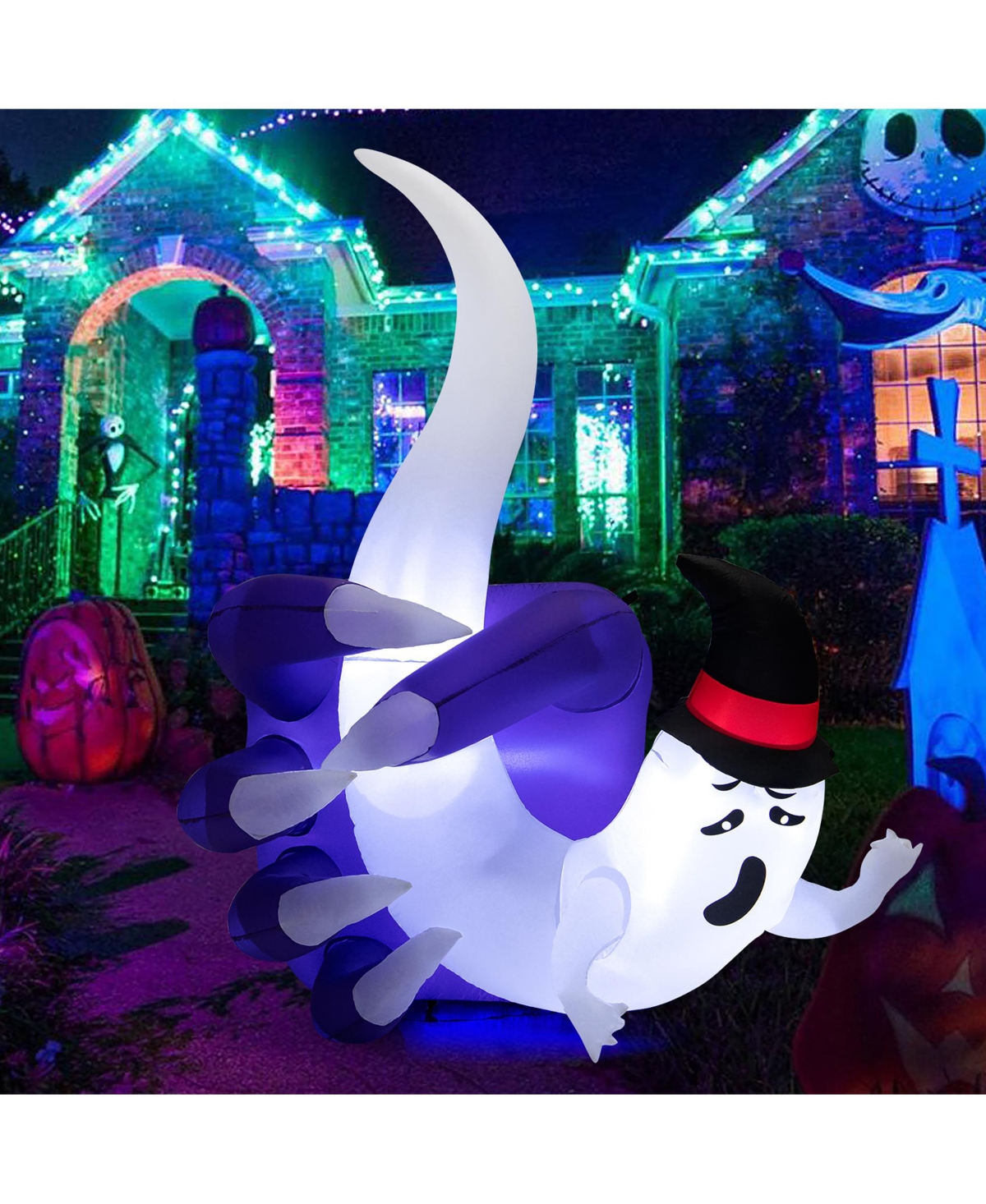 Click here for 6 Ft Halloween Inflatable Hand Hold the Ghost with... prices