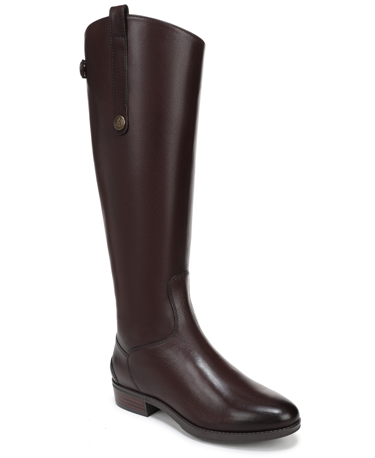 Click here for Sam Edelman Penny Knee-High Riding Boots - Dark Br... prices