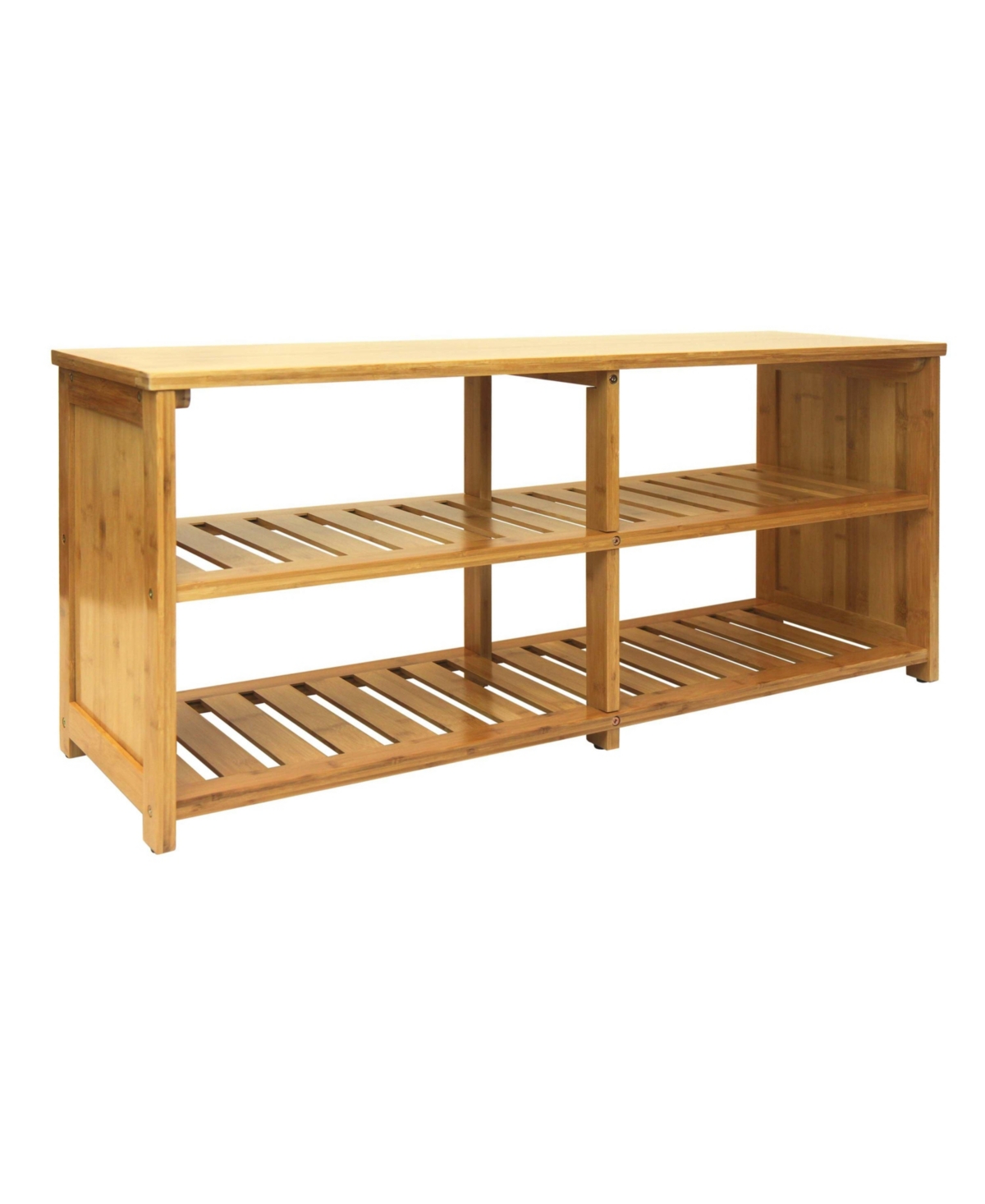 Click here for Oceanstar 10-Pair Bamboo Entryway Storage Bench. prices