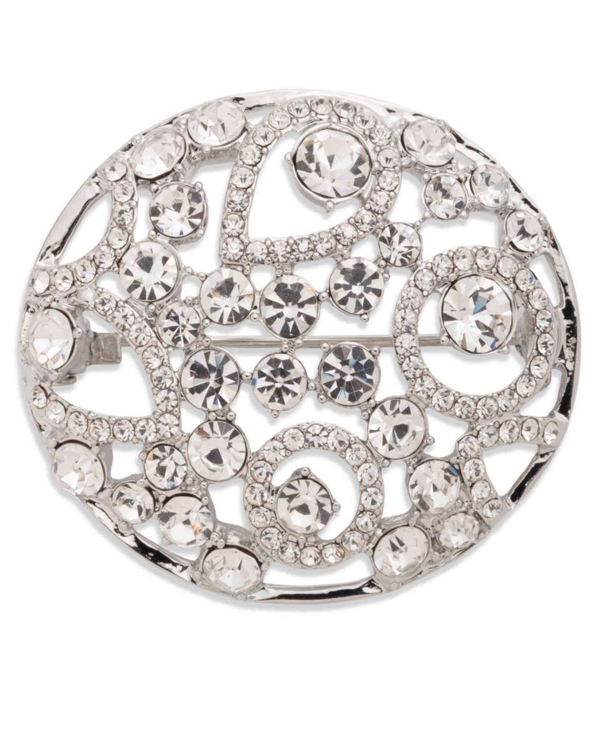 Click here for Givenchy Crystal Silver-Tone Cluster Boxed Pin - W... prices