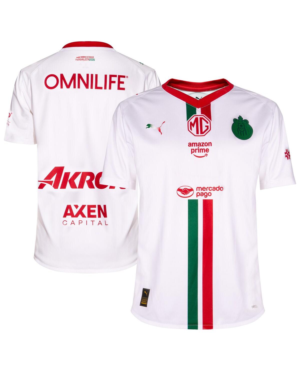 Click here for Puma Big Boys and Girls White Chivas 2025/26 Away... prices