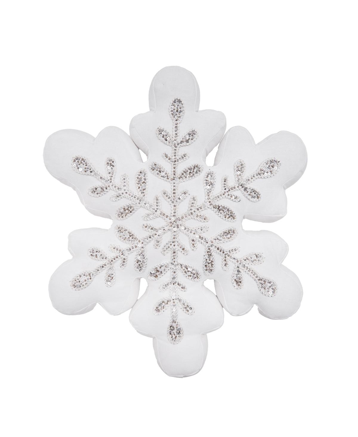 Click here for Sparkle Snowflake Throw Pillow  16" x 18"... prices