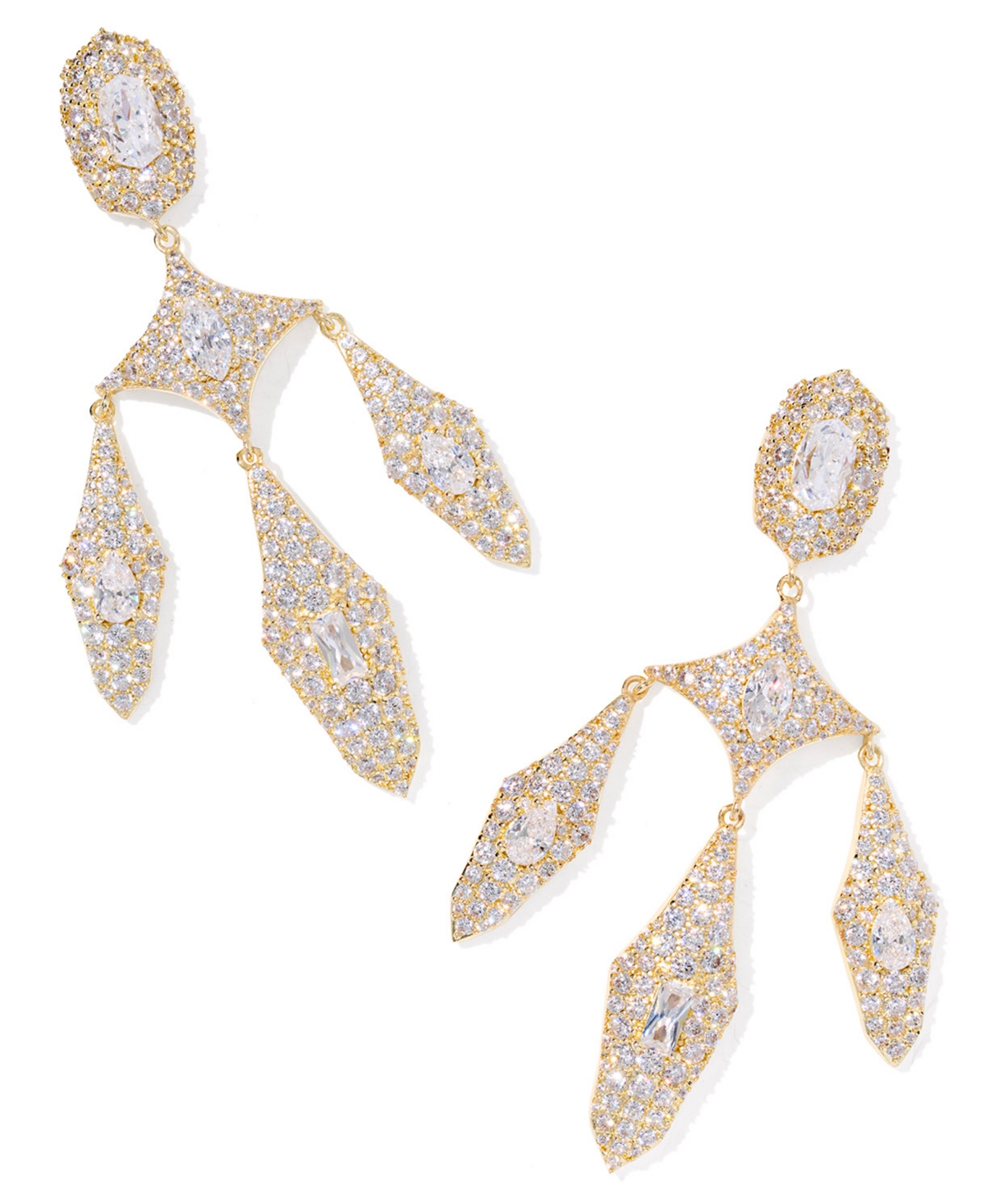 Click here for Kendra Scott Cubic Zirconia 14K Gold Plated Over B... prices