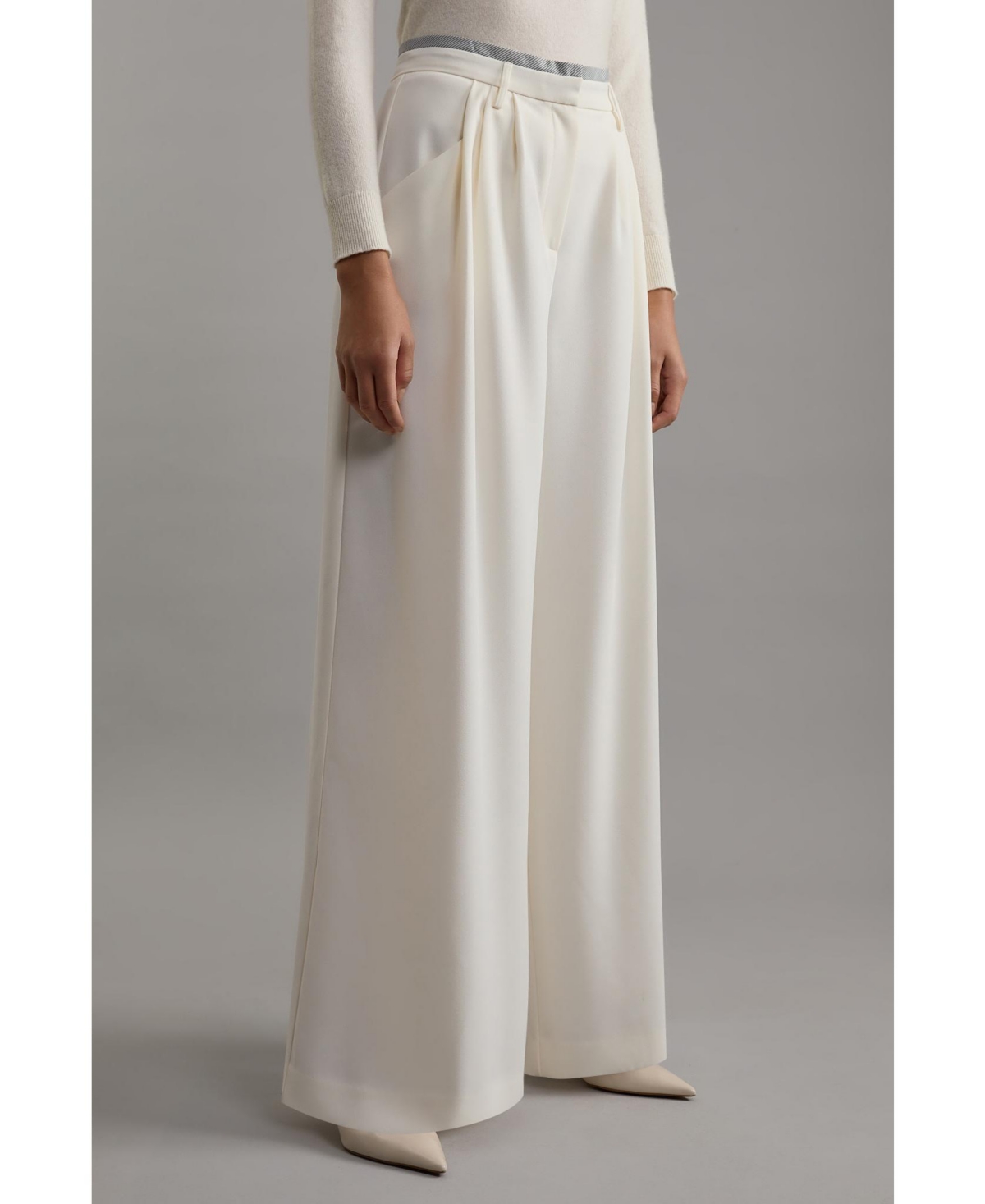 Click here for Karen Millen Womens Pleat Detail Wide Leg Pants -... prices