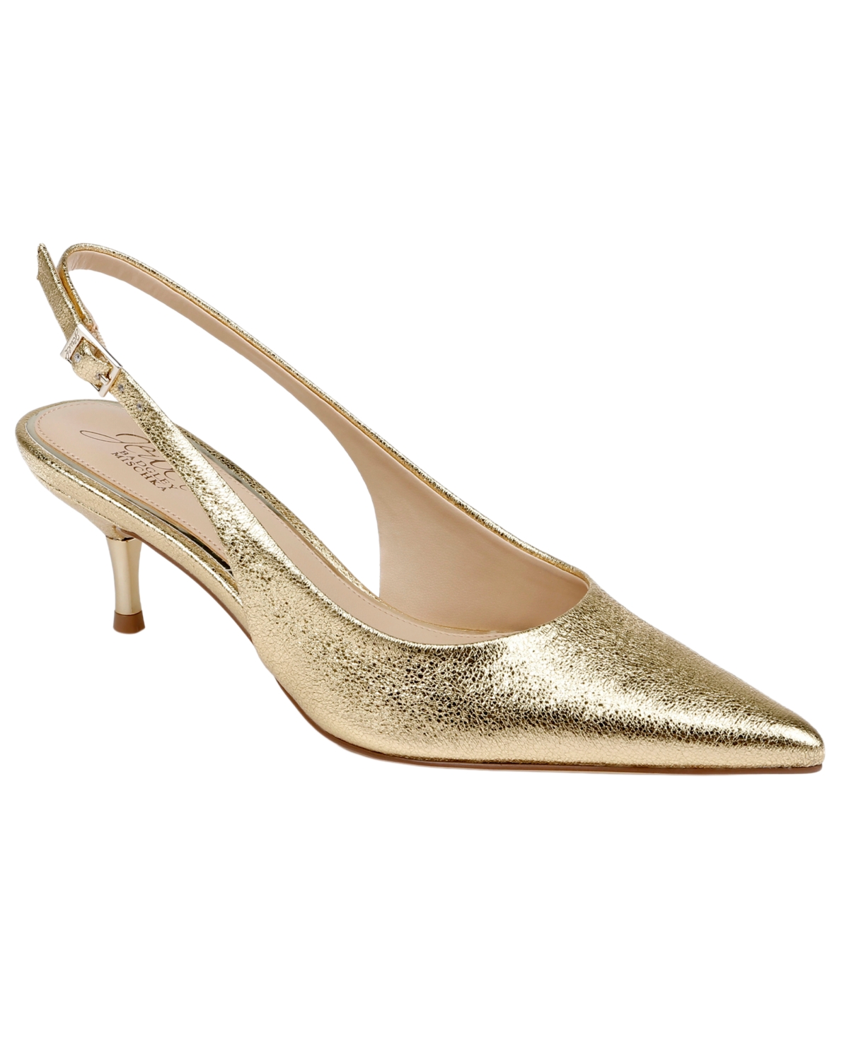 Jewel Badgley Mischka Womens Ilana Pumps - Gold Metallic