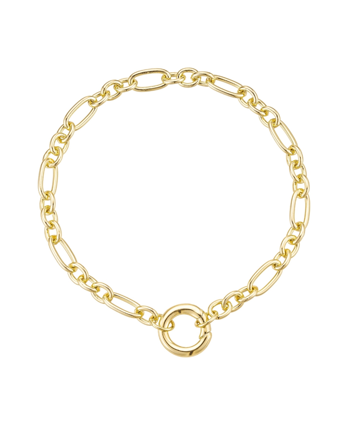 Click here for Untamed Petals Classic Link Charm Bracelet - Gold prices