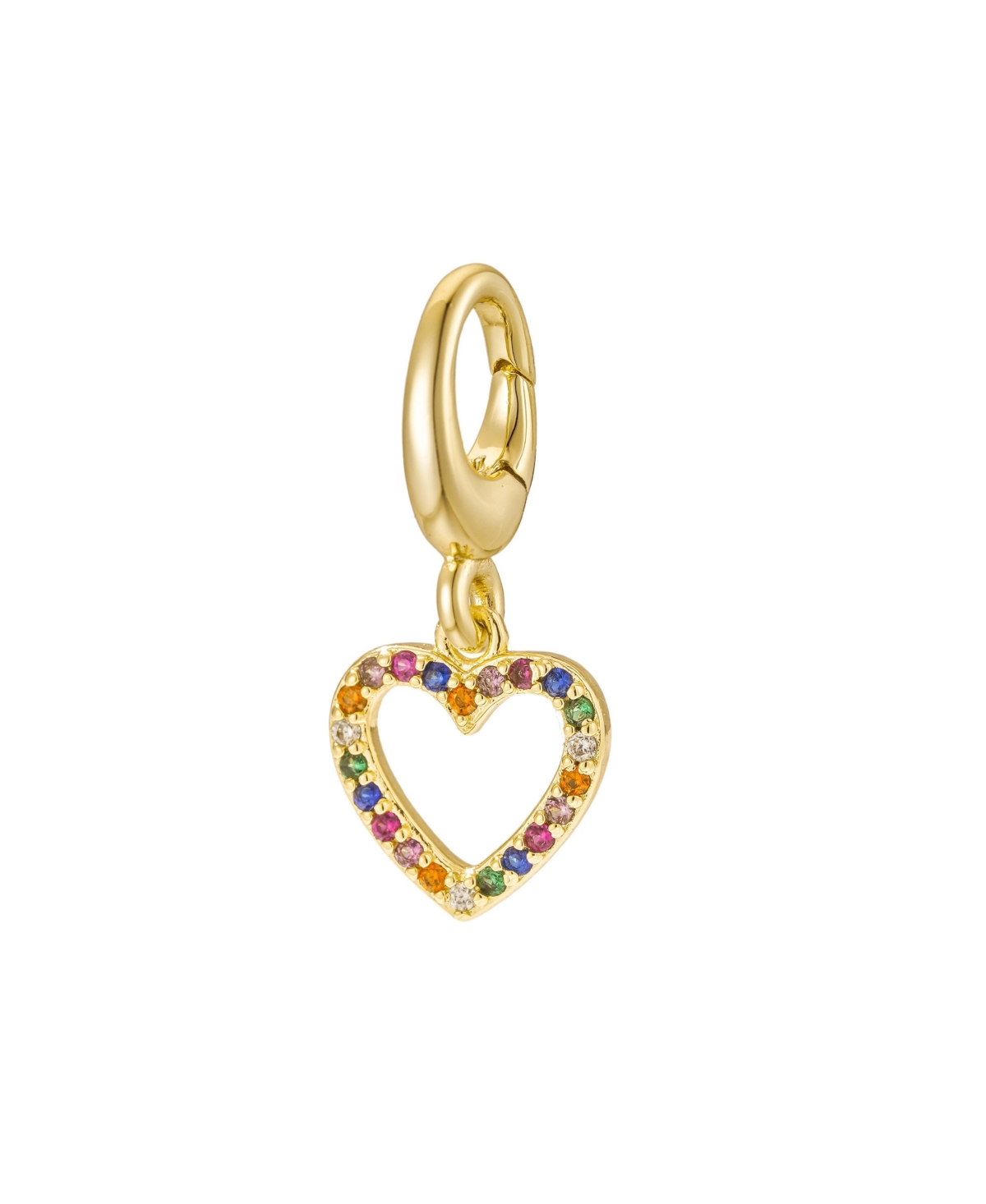 Click here for Untamed Petals Heart Charm - Gold prices