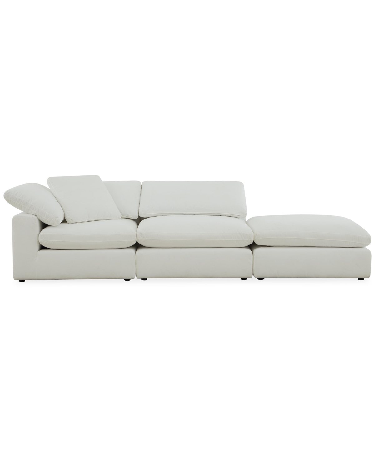 Click here for Furniture Fog 3-Pc. Fabric L-Sectional Ottoman End... prices