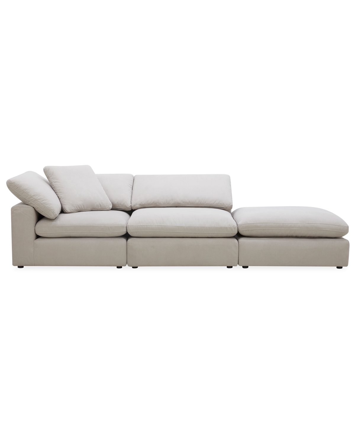 Click here for Furniture Fog 3-Pc. Fabric L-Sectional Ottoman End... prices
