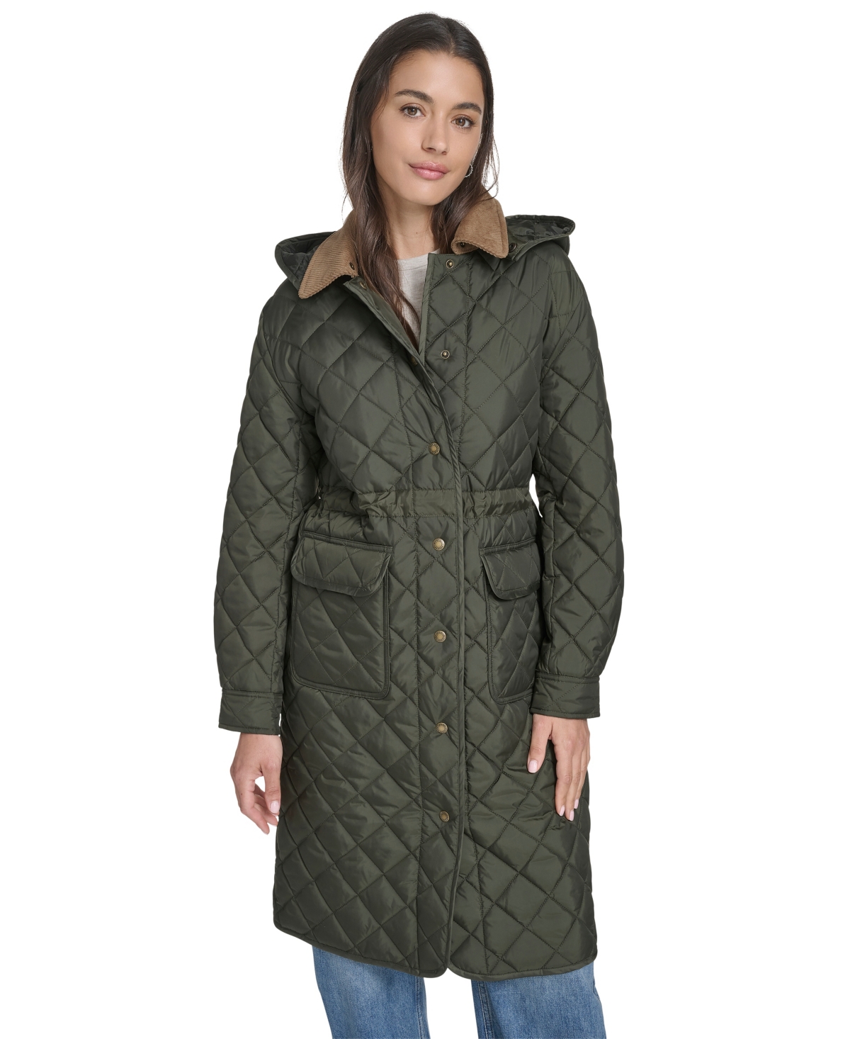 Click here for Levis Womens Regular Diamond Quilted Cinch Waist C... prices
