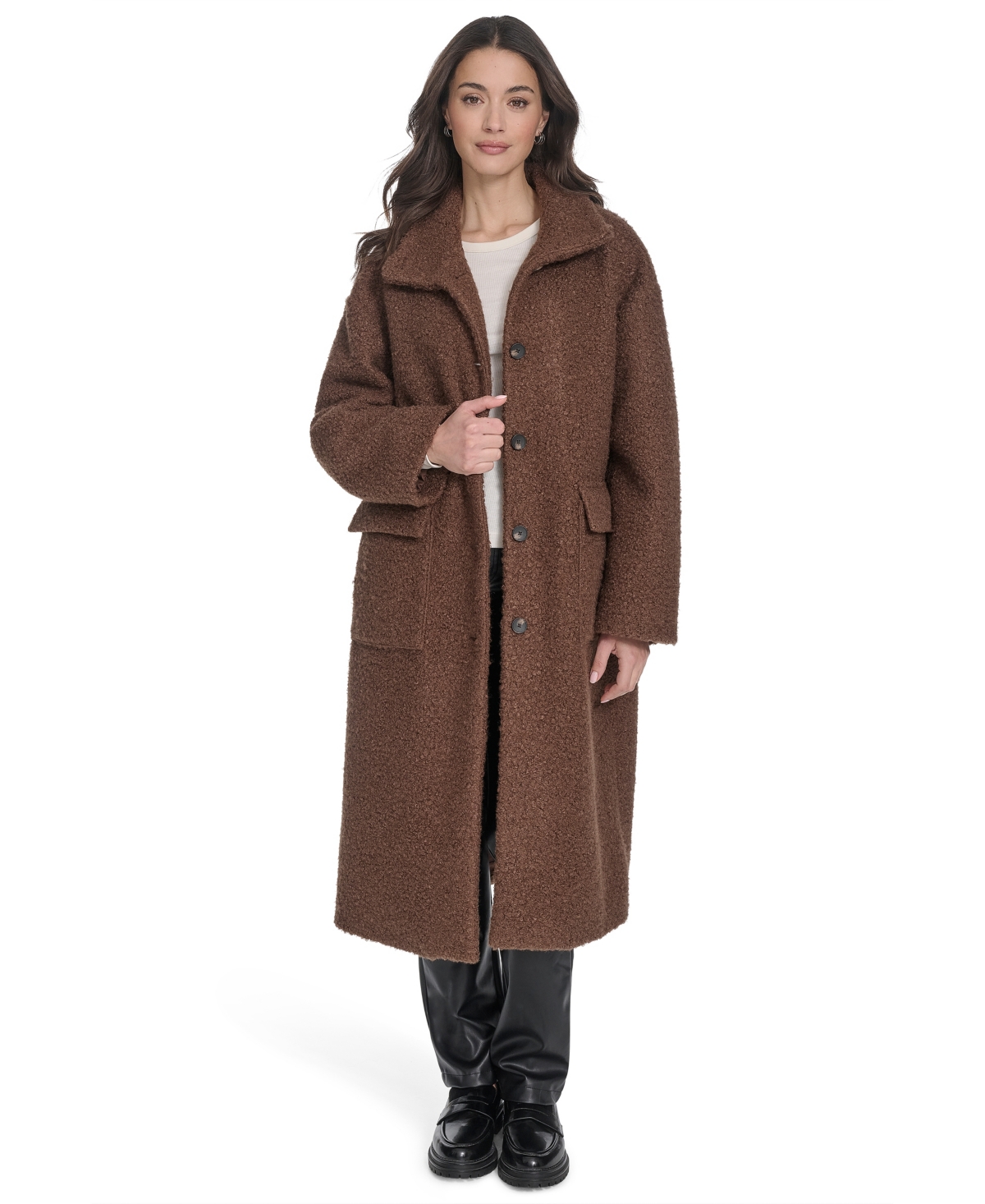 Click here for Levis Womens Regular Boucle Stand Collar Car Coat... prices