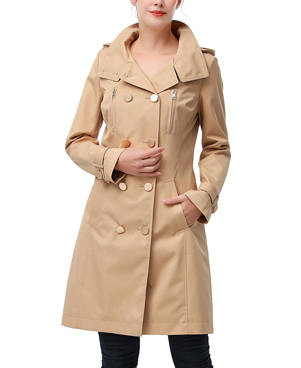 Click here for kimi + kai Womens kimi + kai Mid-Length Trench Coa... prices