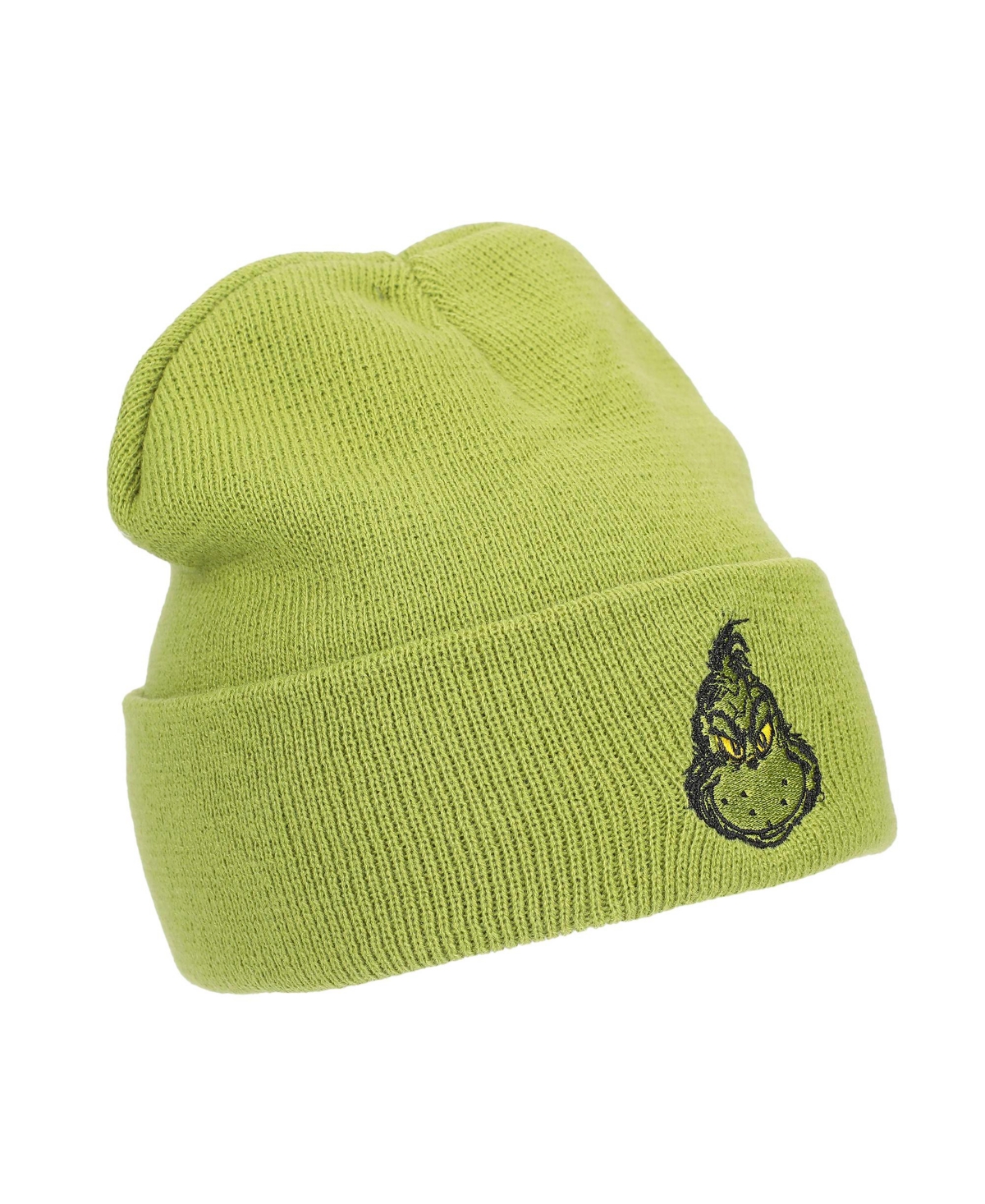 Click here for The Grinch Mens Embroidery Green Acrylic Yarn Stan... prices