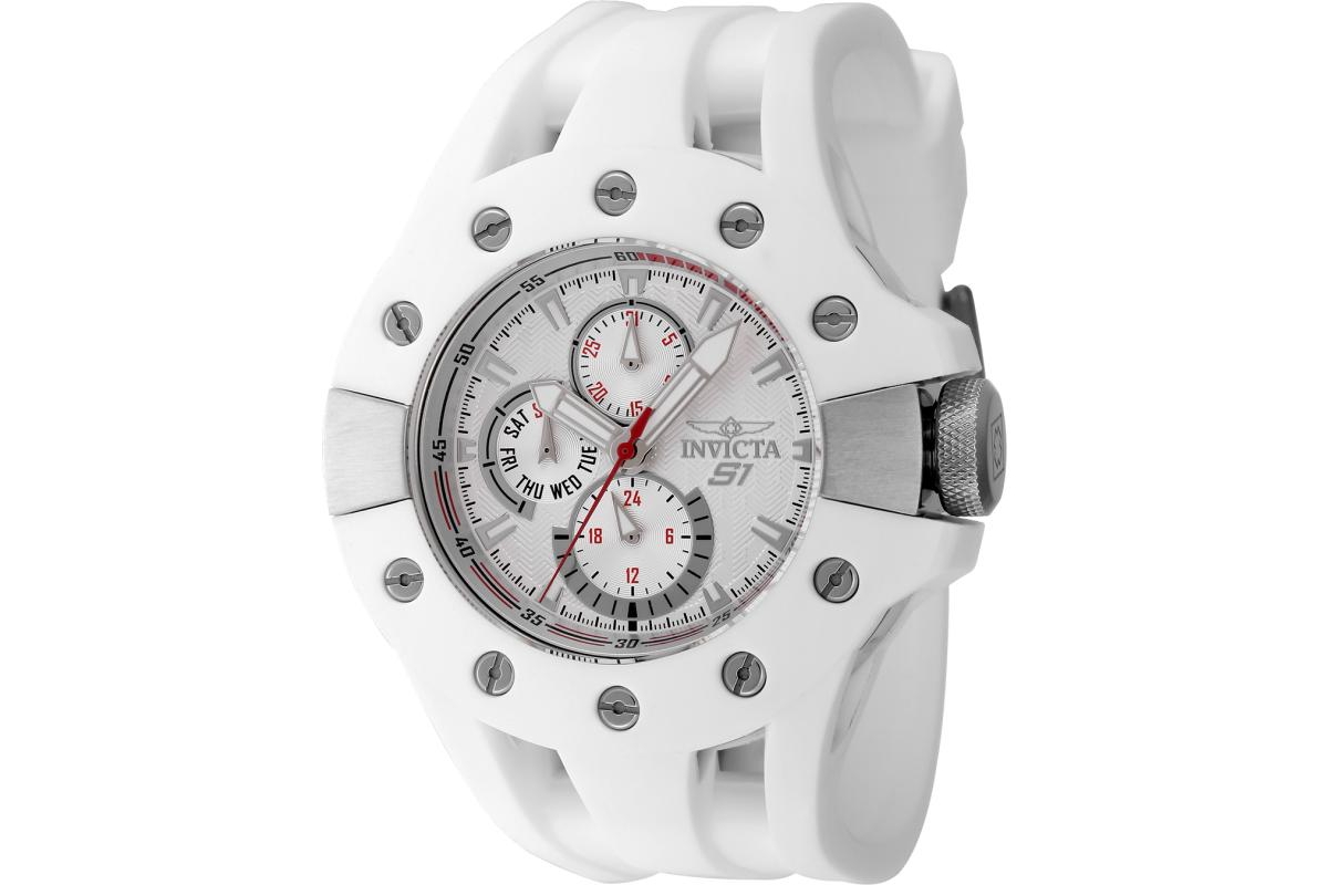 Click here for Invicta Mens 48121 S1 Rally Quartz 0 Silver  Red D... prices