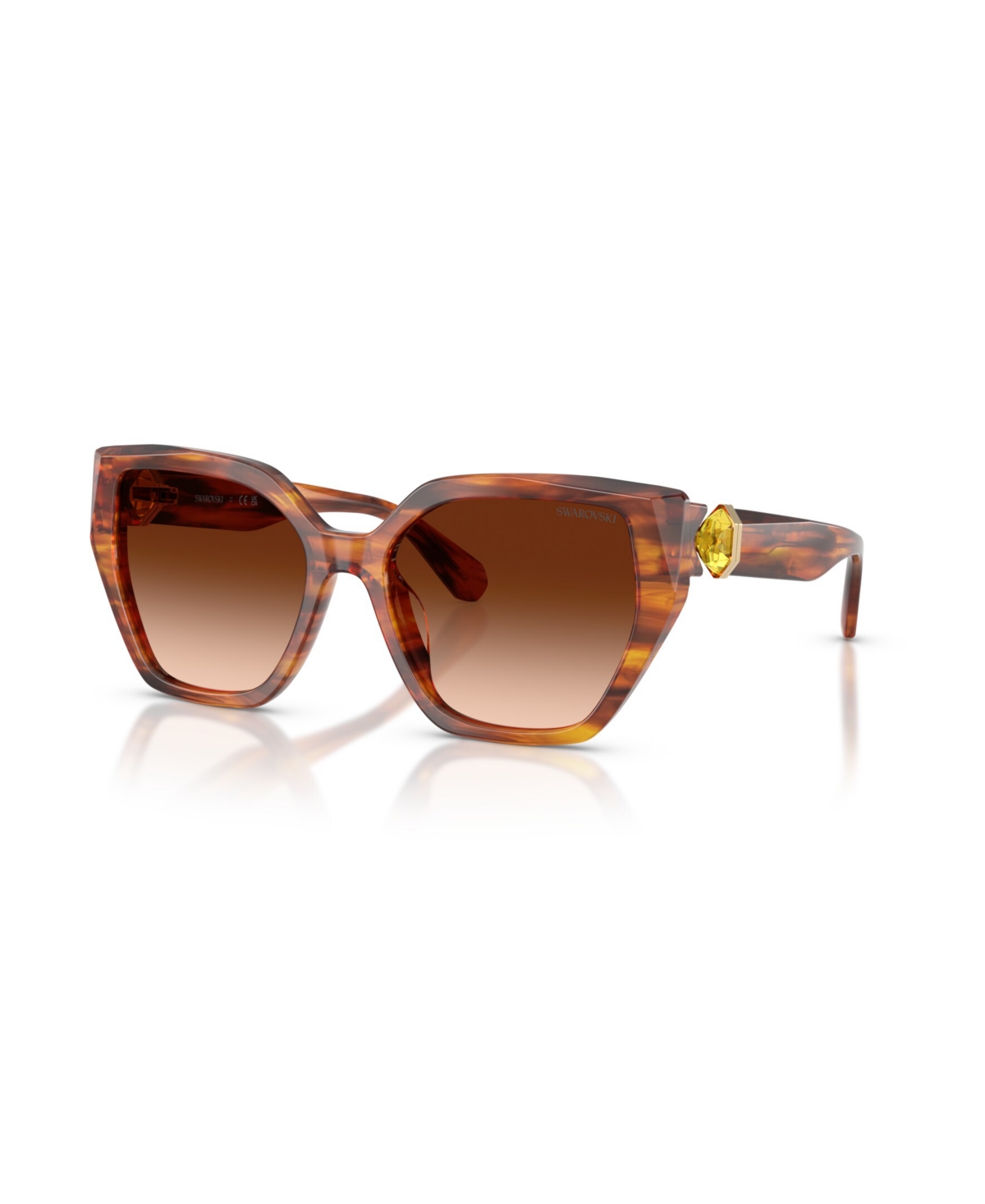Click here for Swarovski Womens Geometric Sunglasses  SK6044U - S... prices
