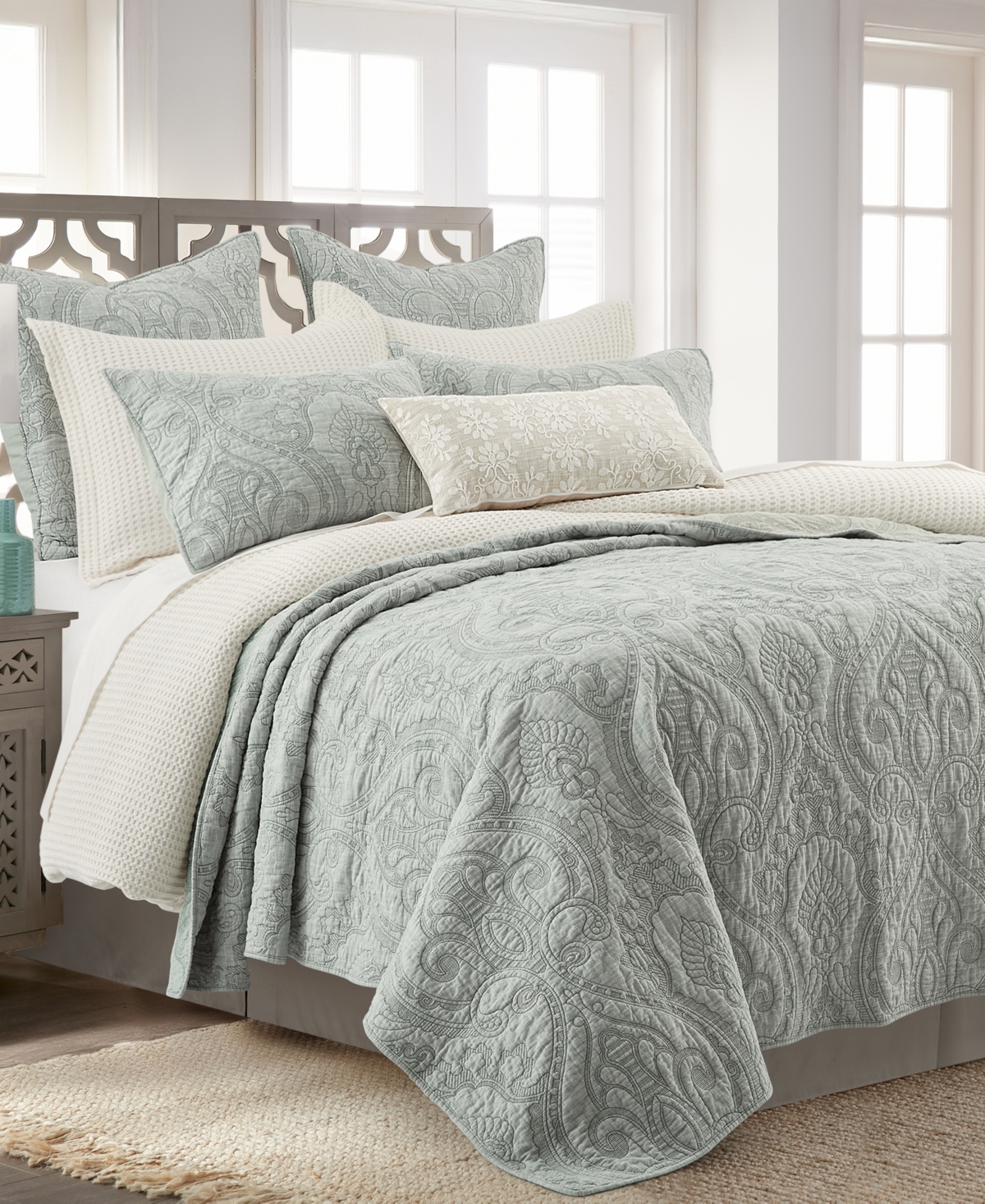 Click here for Levtex Home Helena Textured 2-Pc. Quilt Set  Twin/... prices
